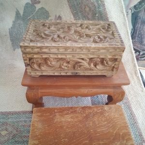 Thailand | Other | Thailand Mango Wood Hand Carved Trinket Box | Poshmark